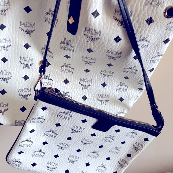 MCM | Bags | Mcm Hand Bag Pouch | Poshmark